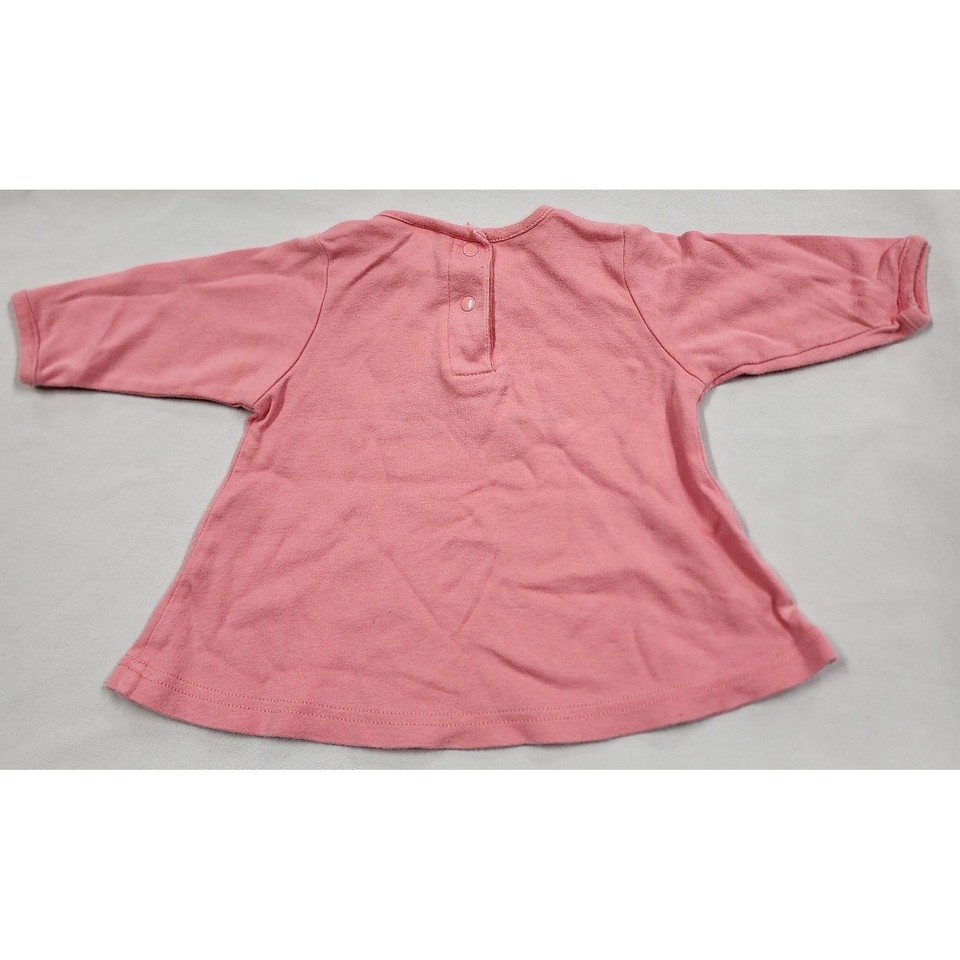 Carter's John Lennon Baby Girls Pink Elephant Dreamer Long Sleeve Top ...