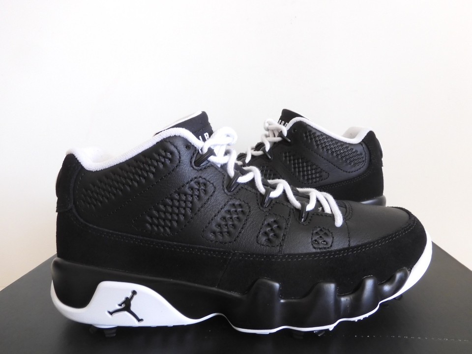 Nike Air Jordan 9 Low G Golf Retro 9 Barons Black-White Mens [FN6930 ...