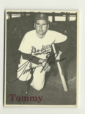 Tommy Holmes Brooklyn Dodgers 1974 TCMA signed autographed card | eBay