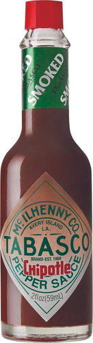 TABASCO® Brand Chipotle Pepper Sauce Medium Hot Sauce Glass Bottle ...