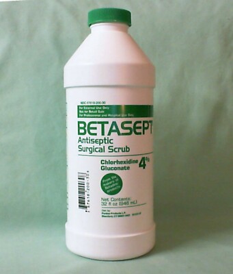 Betasept Antiseptic Surgical Scrub Chlorhoxidine 32 oz exp.- 6/2025 | eBay