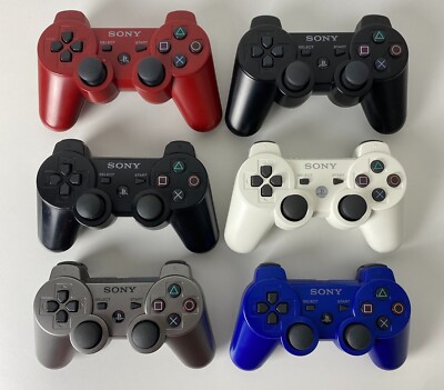 Original Sony Playstation 3 Dualshock Controller PS3 Sixaxis Gamepad ...