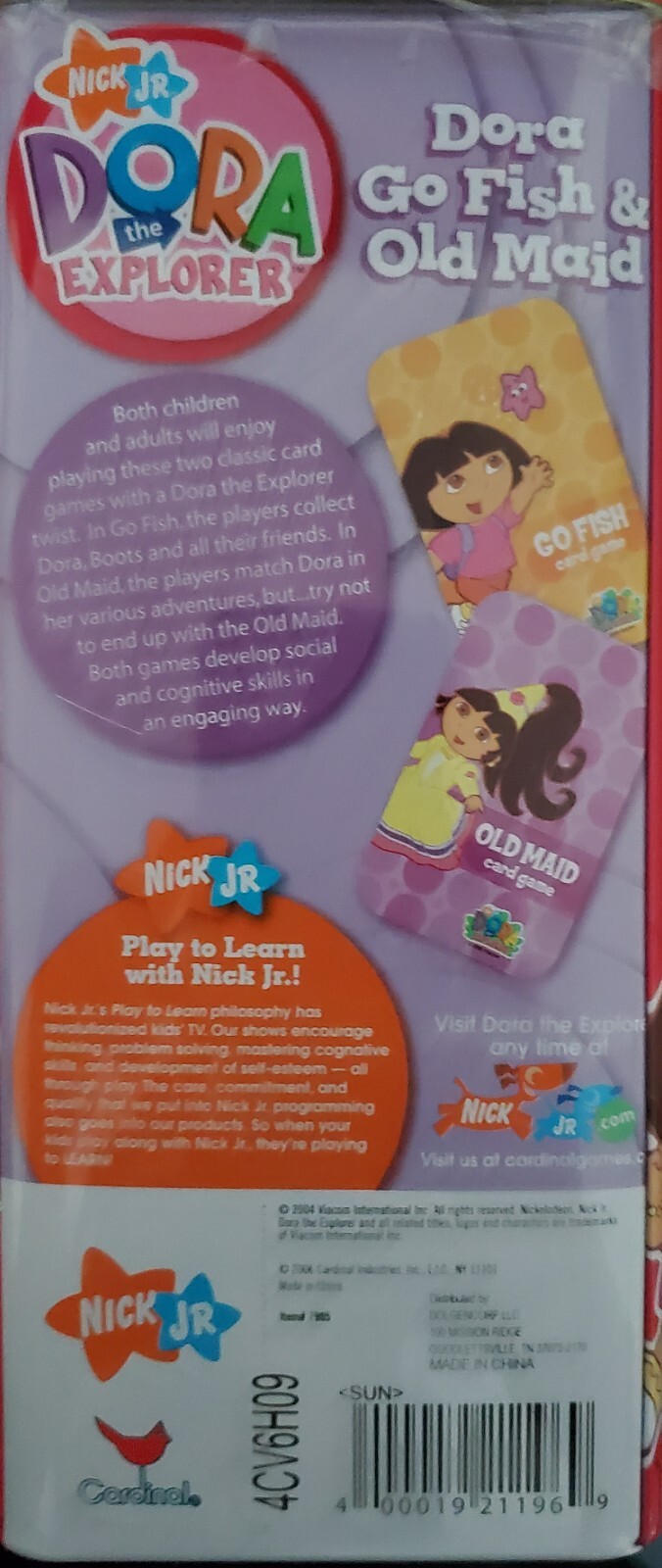 Dora Go Fish & Old Maid - Nick Jr Dora the Explorer | eBay