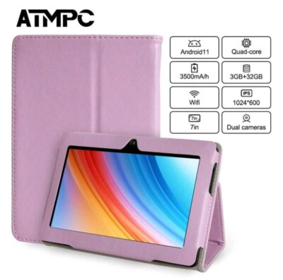 ATMPC 7 Inch Tablet Android 11 32GB Mini Tablet NEW PINK 3GB RAM | eBay