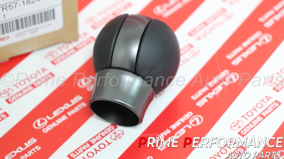 Toyota 2022-2026 GR86 TRUENO Edition Black Leather Manual Shift knob ...