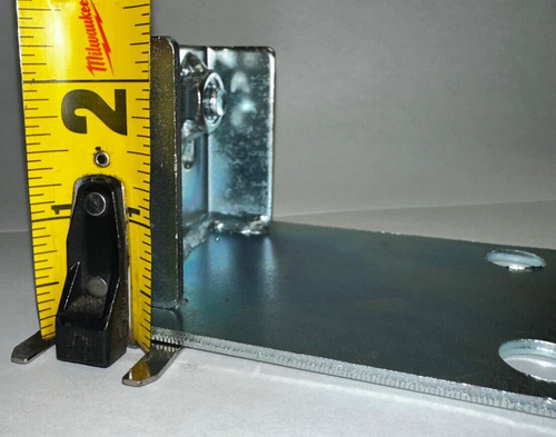 (10) Pallet Racking Universal Foot Plates for Upright; Nuts, Bolts ...