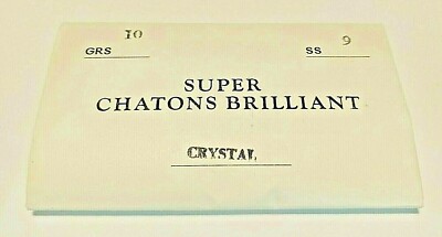 10 Gross 9ss Preciosa Super Chatons Brilliant Full Pack Czech ...