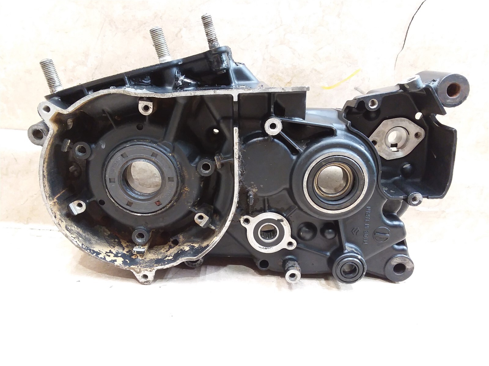 Suzuki 250 TS TS250 Engine Left Crankcase 1977 AP-241 | eBay