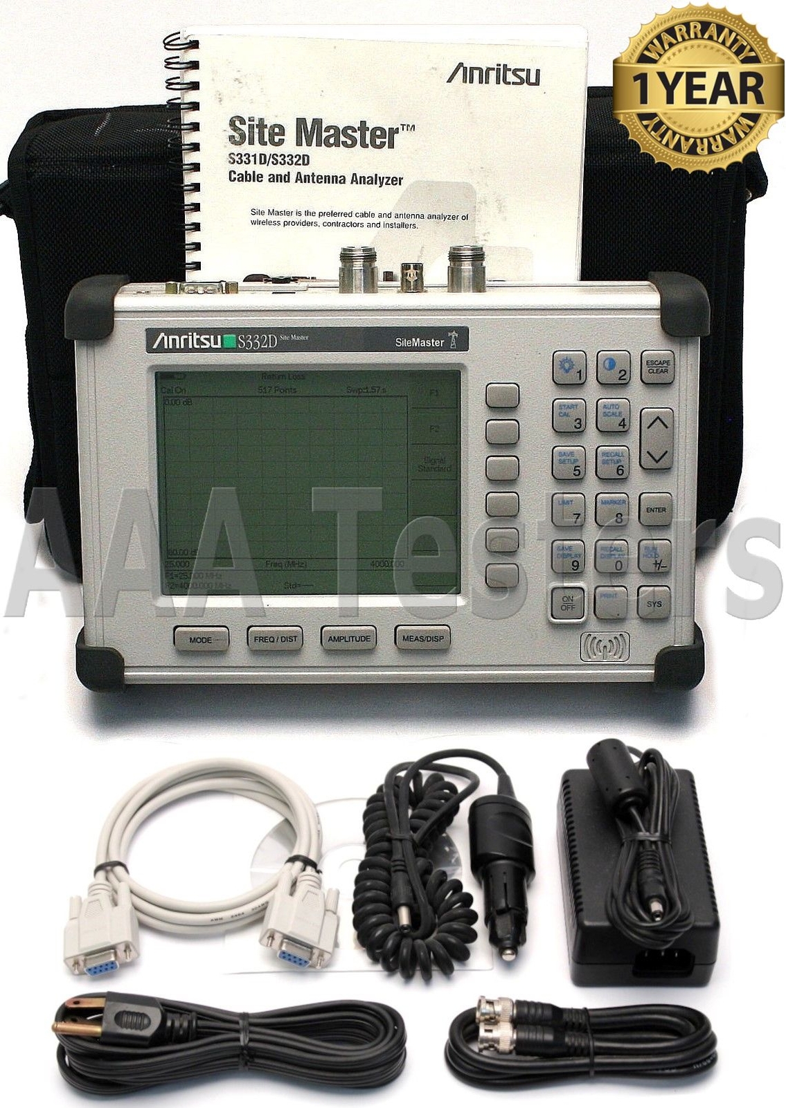 Anritsu SiteMaster S332D Cable / Antenna & Spectrum Analyzer S332 | eBay