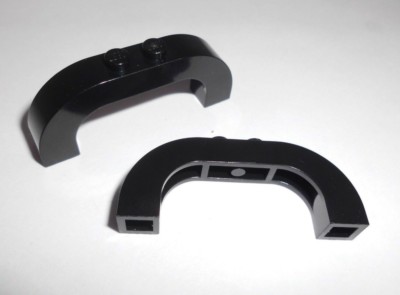 Lego (6183) 2 Bogensteine 1x6x2, in schwarz aus 8161 10224 7643 7961 ...