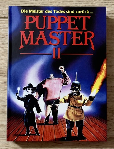 PUPPET MASTER II (1990) LIMITED EDITION BLURAY NUMBERED MEDIABOOK #18/ ...