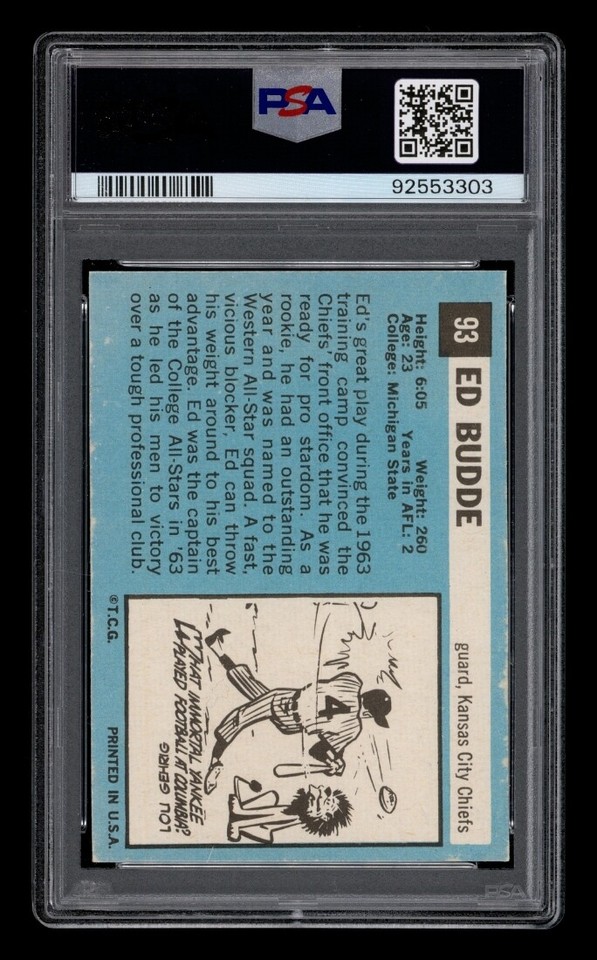 1964 Topps Set-Break # 93 Ed Budde PSA 8 NM-MT | eBay
