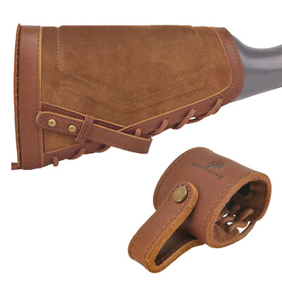 WAYNE'S DOG No Drill Leather Rifle / Shotgun Buttstock with Sling ...