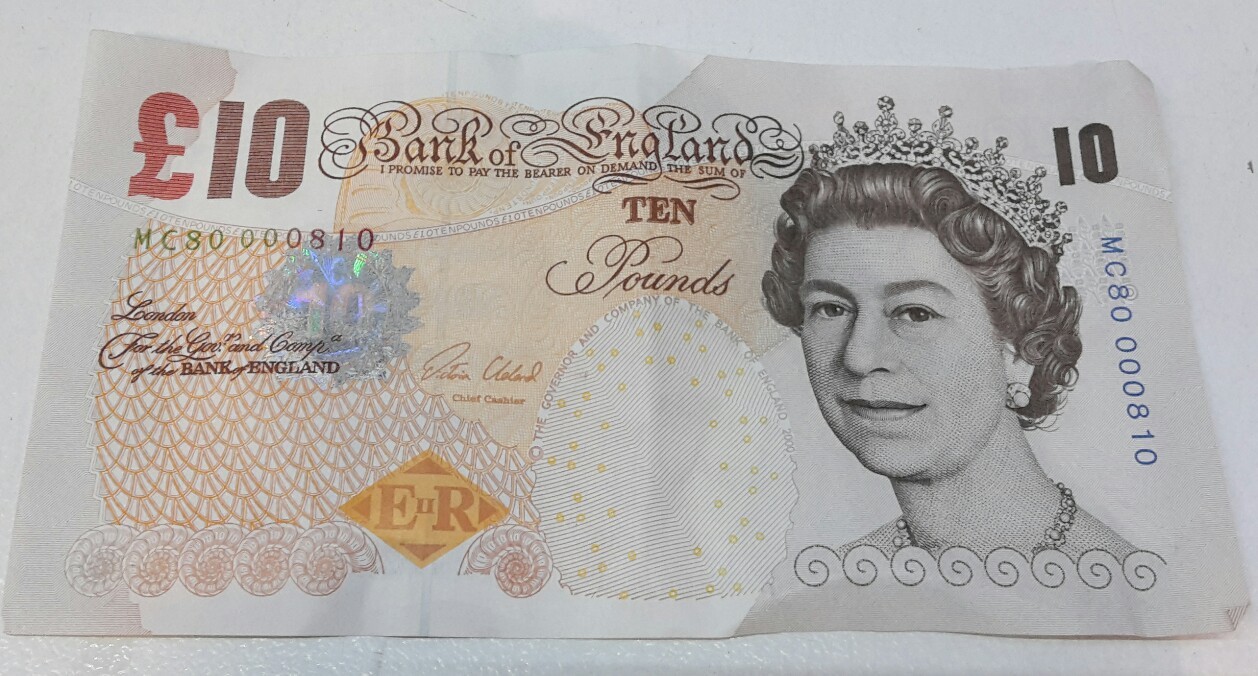 MC80 Star Cruiser £10 British tenner pound sterling Note of Galactic ...