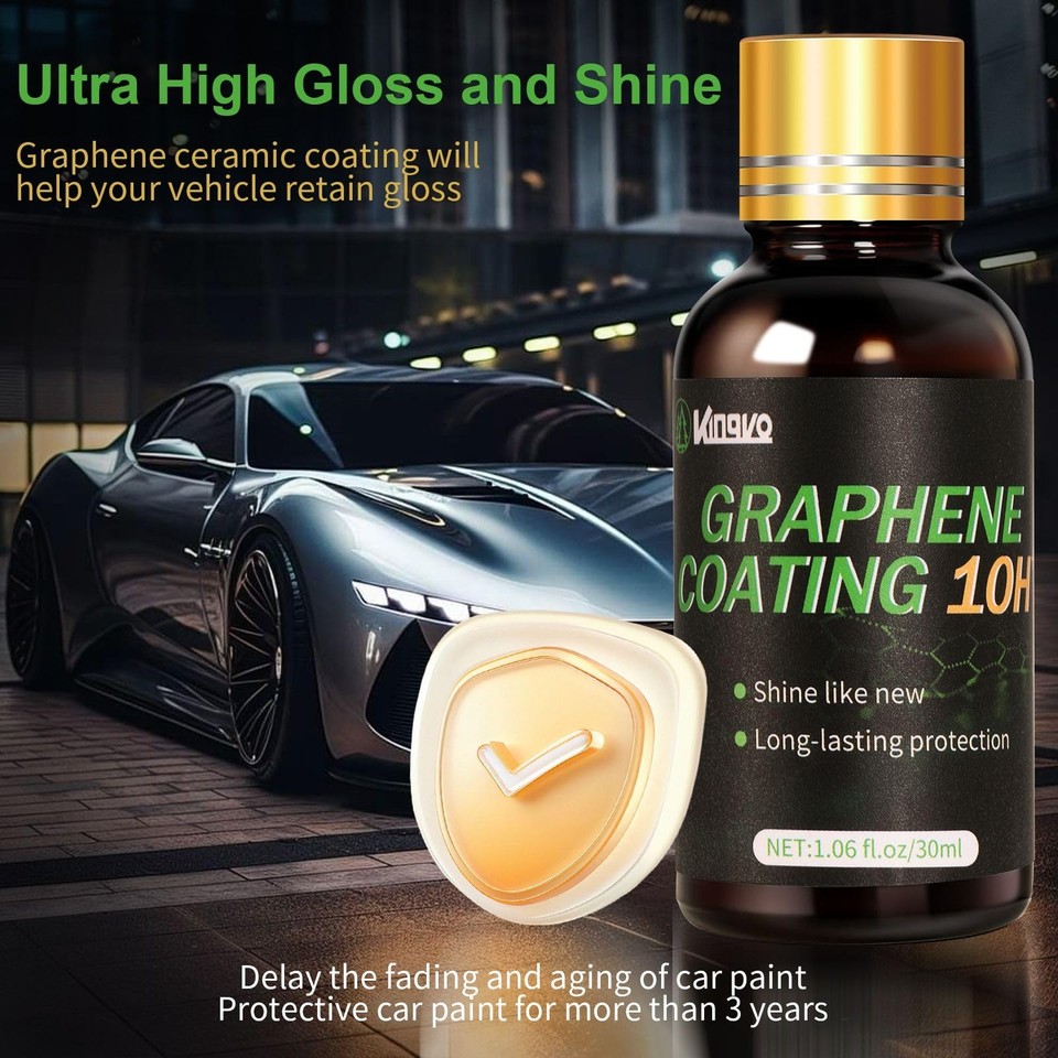 Ceramic Coating for Cars Car Wax Polish Graphene Paint Protection ...