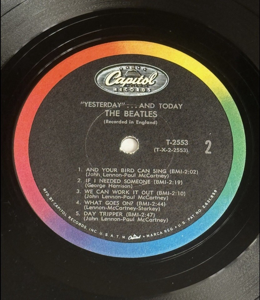 BEATLES BUTCHER COVER - PRO PEELED 3RD STATE AWESOME LA #6 YESTERDAY ...