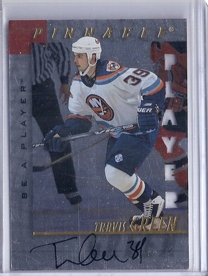 1997-98 BE A PLAYER TRAVIS GREEN DIE CUT AUTOGRAPH BAP AUTO 63 ...