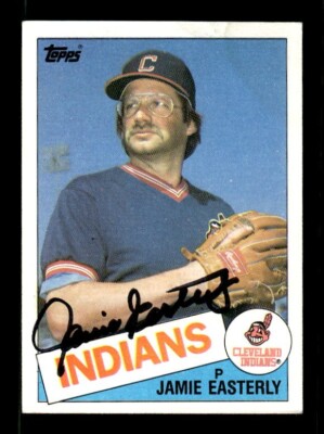 JAMIE EASTERLY HARD SIGNED 1985 TOPPS #764 - CLEVELAND AUTO | eBay