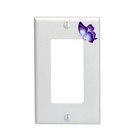Purple Butterfly Light Switch Cover, Outlet, Decora, Phone, Rocker ...