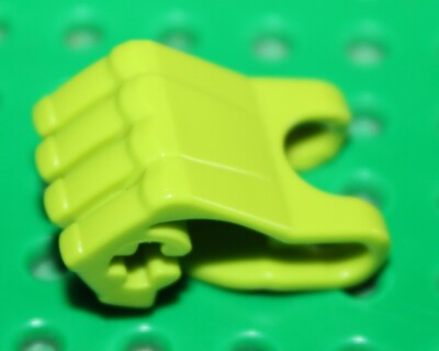 Lego Lime Hero Factory Fist with Axle Hole 4 fingers 93575/set 6227 ...