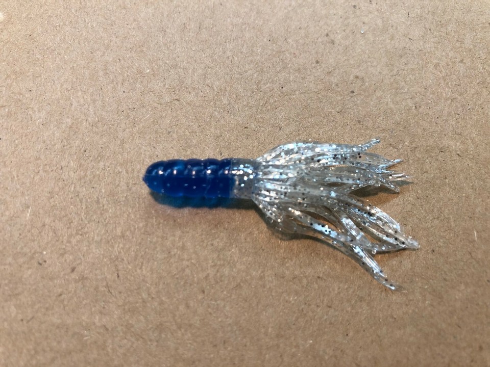 2" Solid Body Flared Skirt Crappie Tube Jigs, 50 pack, Choose Color ...