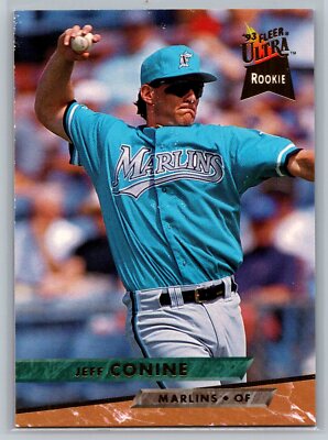 Jeff Conine 1993 Ultra Rookie BASEBALL #371 Florida Marlins RC | eBay