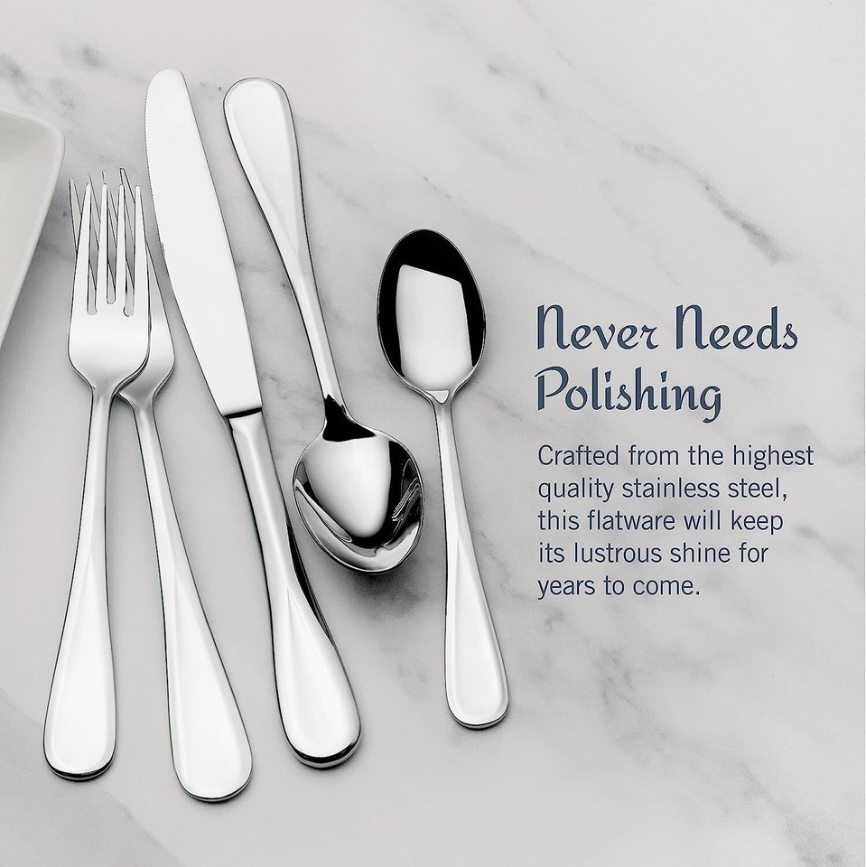 Mikasa BRAVO Flatware Replacement Singles - Polished Finish Stainless ...