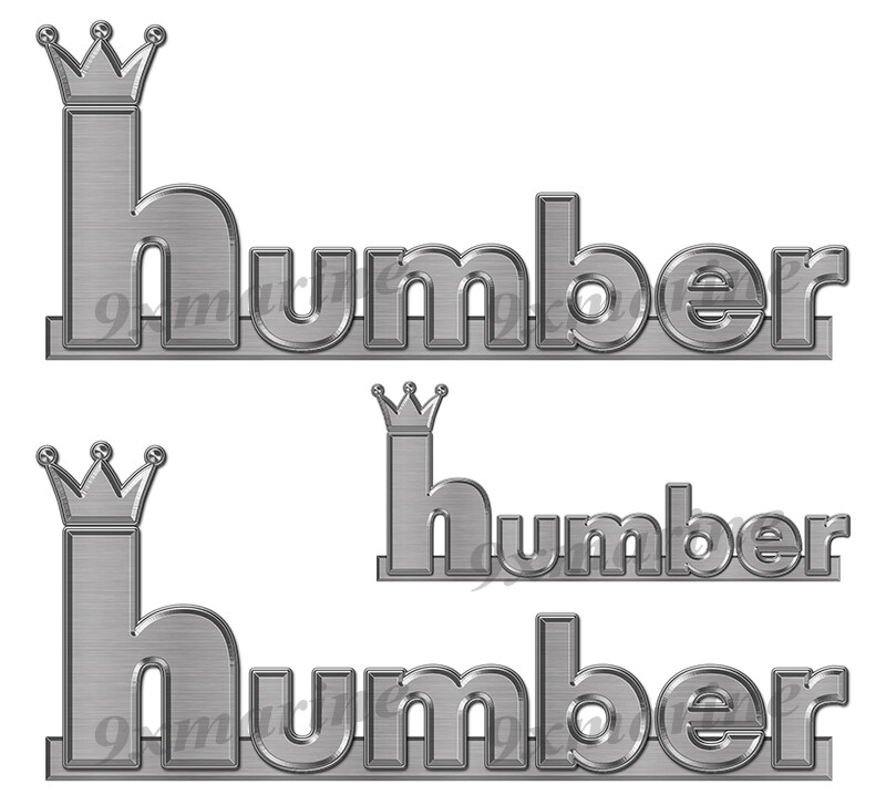 Humber 60s boat Stickers "3D Vinyl Replica" of originals - 10" long | eBay