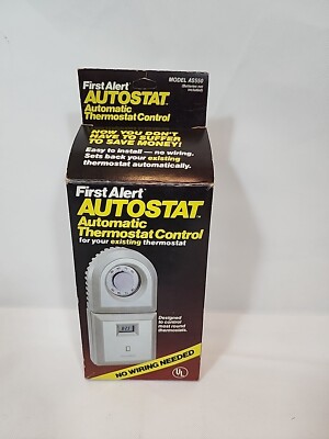 First Alert Autostat Automatic Thermostat Control Model AS550 Open Box ...