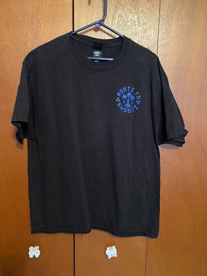 Men's Hanes Beefy-T XL T-Shirt Black Rootz To Shootz Maui Hawaii Short ...
