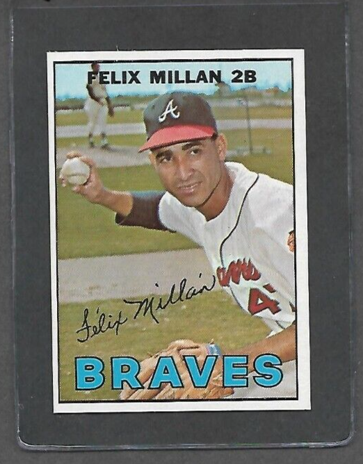 1967 Topps Baseball #89 Felix Millan NR-MINT 089022 | eBay