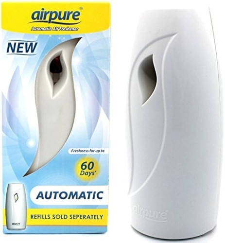 Airpure Air Freshener Automatic Spray & 2 Fresh Linen Refills Home ...