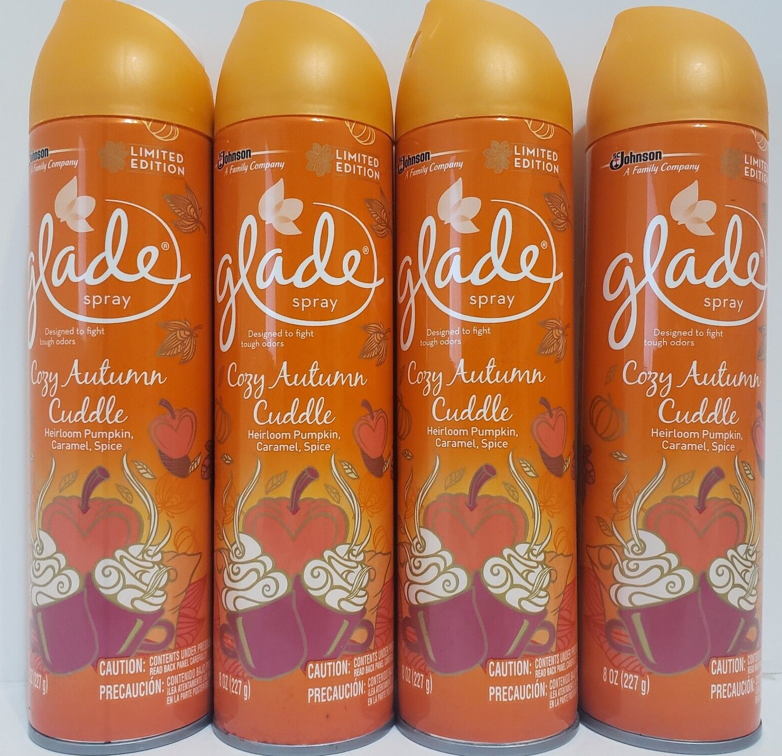 GLADE SPRAY SC JOHNSON 8 oz SCENTED AEROSOL LOT OF 4 choose "U Pick ...