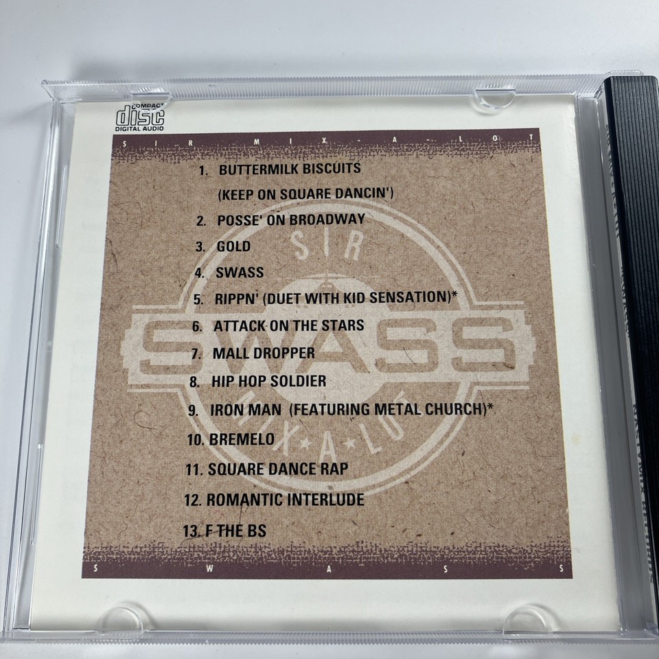 Sir Mix-A-Lot - Swass Nastymix Records 1989 Rap Hip Hop CD | eBay