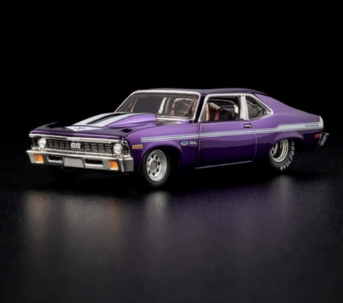 Hot Wheels RLC Exclusive 1972 Chevy Nova SS Yenko Spectraflame Purple ...