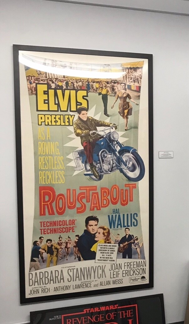 ROUSTABOUT ORIGINAL ELVIS PRESLEY BIKER MOTORCYCLE MOVIE POSTER 3 Sheet ...