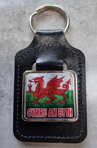 Welsh Flag - Cymru Am Byth, Metal Print, faux leather keyring | eBay UK