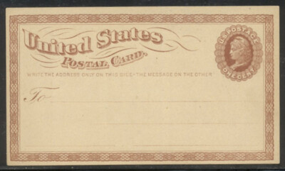 U.S. #UX1 SCARCE Mint - 1873 1c Liberty, Postal Card | eBay