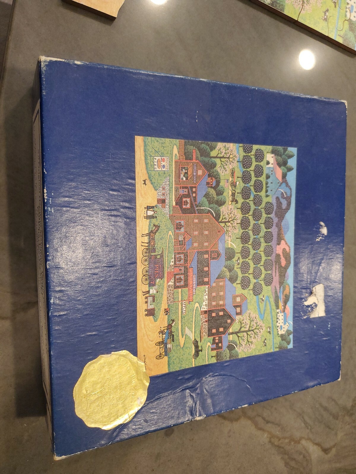 Charles Wysocki Plum Valley Wooden Hand Cut 24 PC Puzzle Elms Puzzles ...