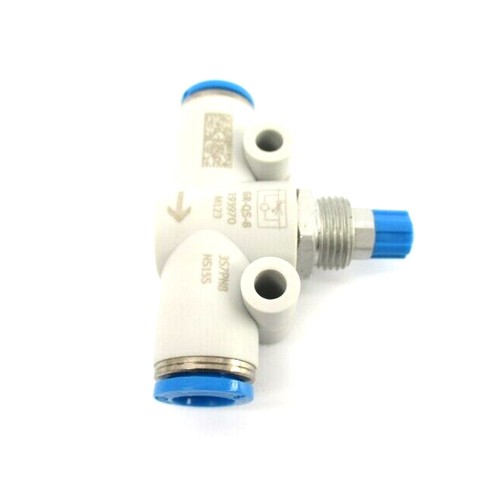 1PC New Festo Throttle Valve Gas Connector GRQS8 GR-QS-8 193970 | eBay