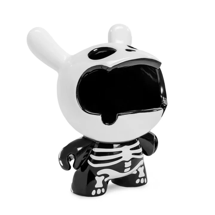 New In Box Kidrobot Fine Ash Dunny 5" Ceramic Ashtray Skeleton ...