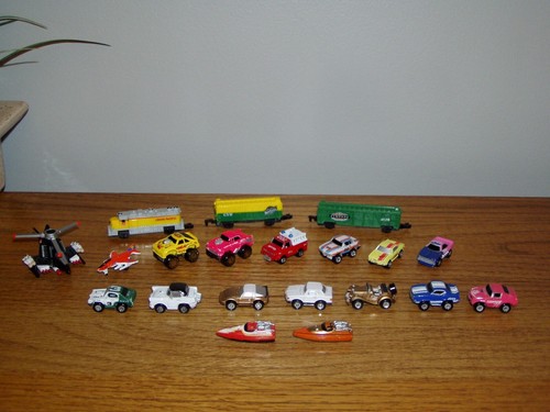 MICRO MACHINES JOSH STEALTH MUSTANG CARS UNION PACIFIC TRAIN 20 ...