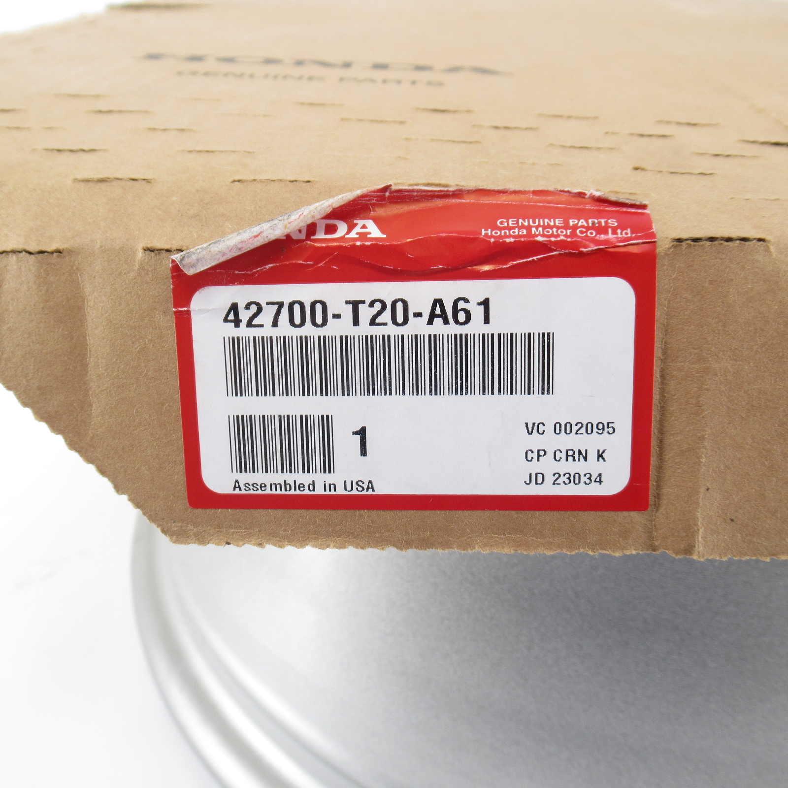 Genuine OEM Honda 42700-T20-A61 18x8 42700-T20-A612022-2023 Civic | eBay