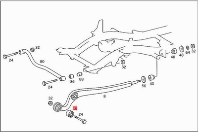Genuine Front Control Arm Bushing MERCEDES W461 W463 SUV 4603330314 | eBay