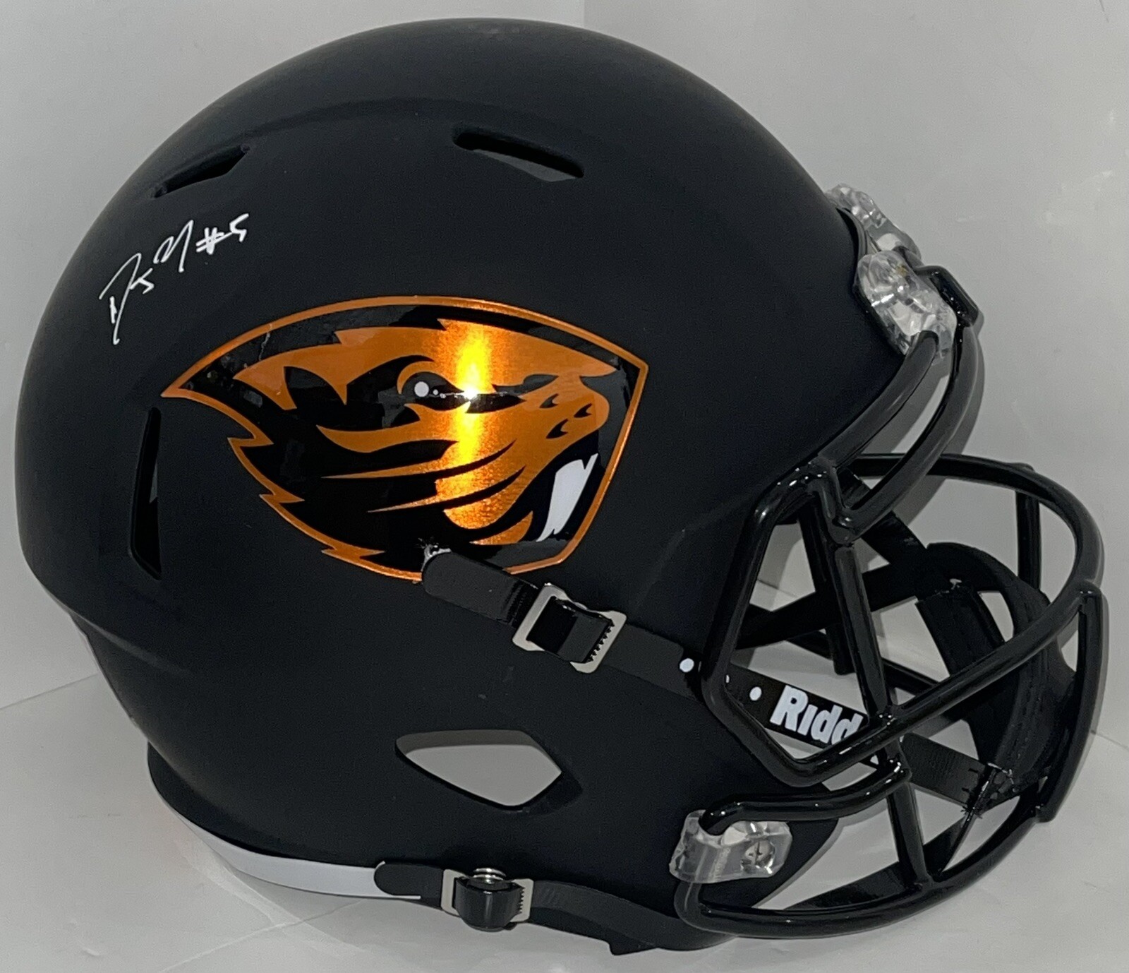 DJ Uiagalelei Signed Autographed Oregon State Beavers Custom F/S Helmet ...
