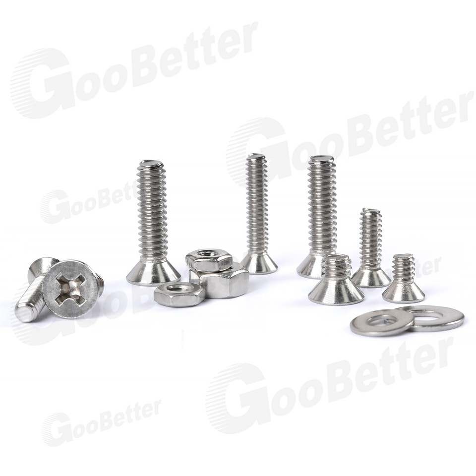 720x Stainless Steel Phillips Countersunk Flat Head Machine Screw ...