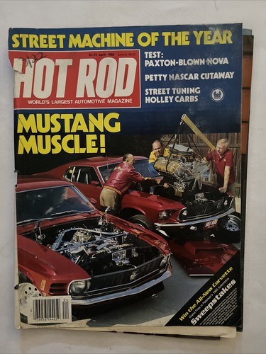 1983 April Hot Rod Magazine Mustang Muscle! (CP192) | eBay