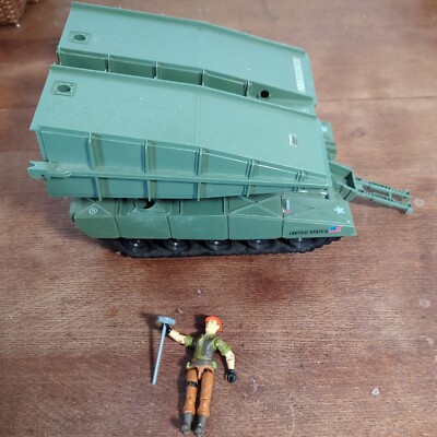 Vintage 1984 GI Joe Bridge Layer Vehicle Tollbooth Hammer Toy Missing ...