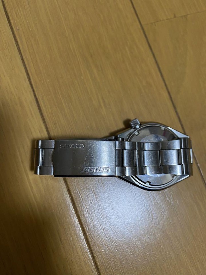 Seiko 5 Actus Day Date Silver Wave Automatic Mens Watch Authentic ...