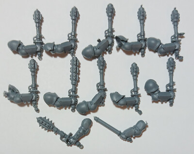Warhammer 40k Imperial Agents Adeptus Arbites Shock Maul Arm Bits | eBay
